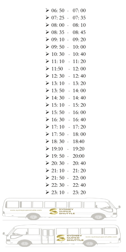 Airport Hotels Shuttle Service - Sydney Super Shuttle
